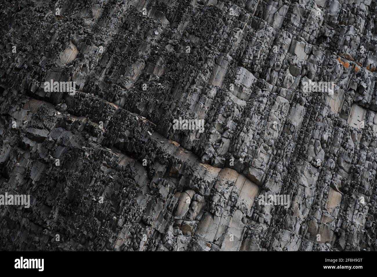 Gray striped rock. Texture natural minimalistic stone background ...