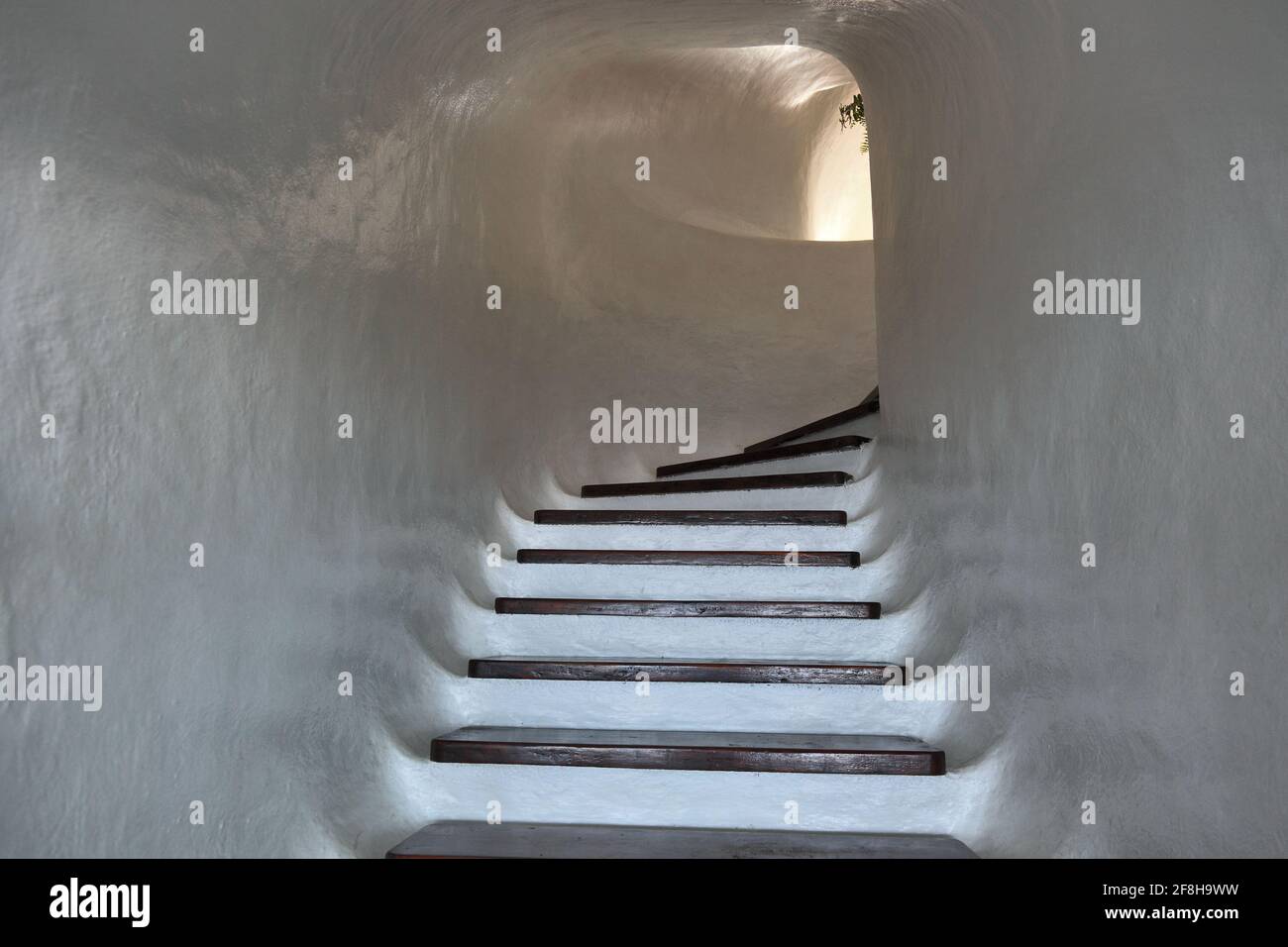 stairs, interior design, Mirador del Río is a viewpoint situated on an ...