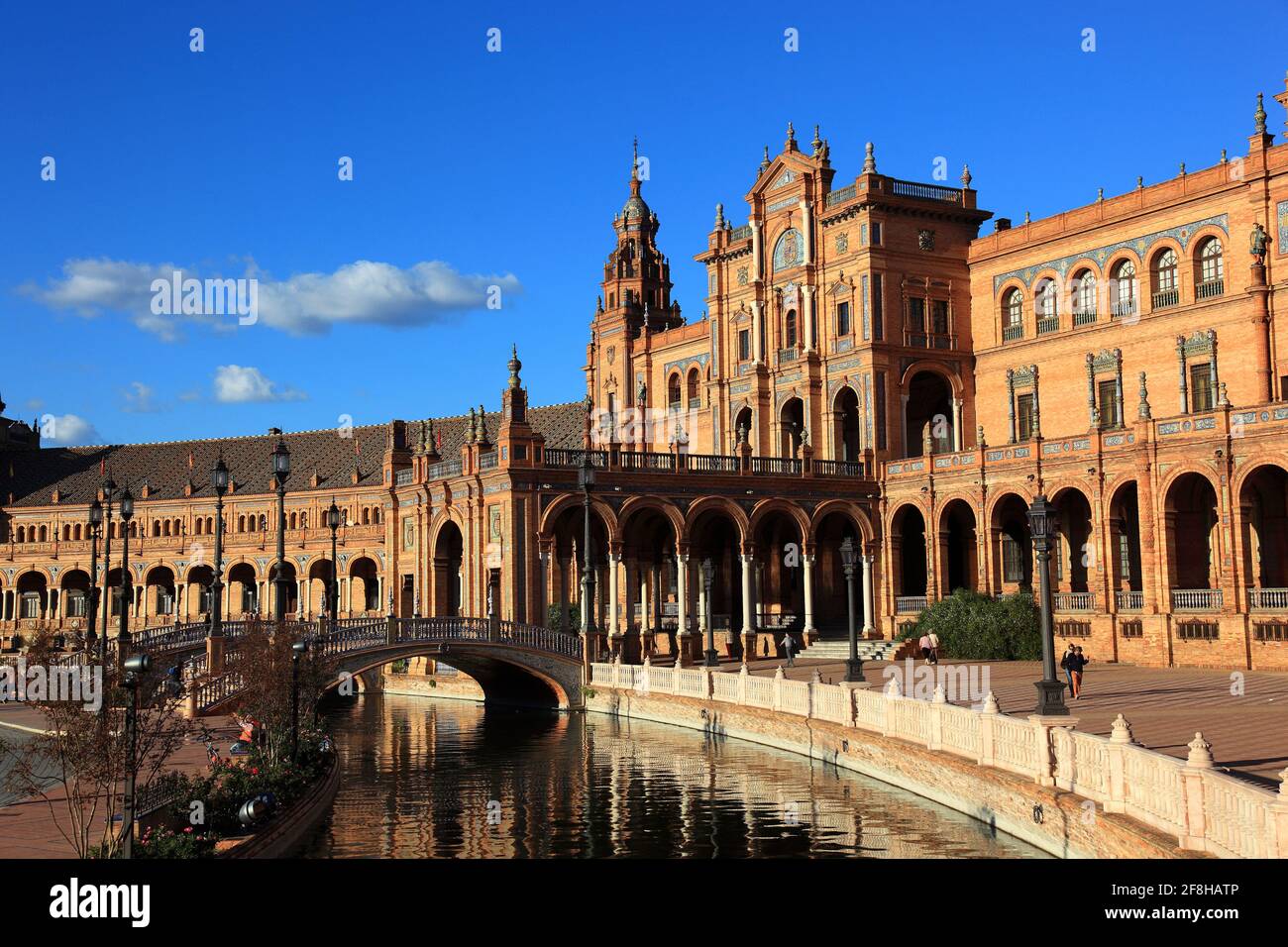 The Plaza de Espana, Spain Square, a plaza located in the Parque de Mar ...