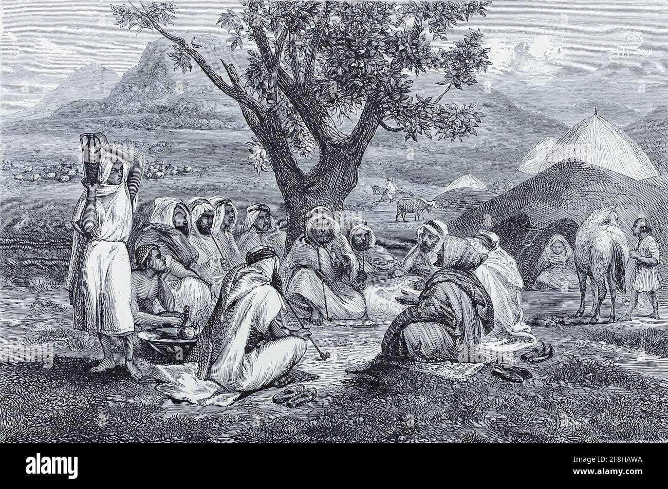 An Arab Story-Teller From the book 'Those holy fields : Palestine ...