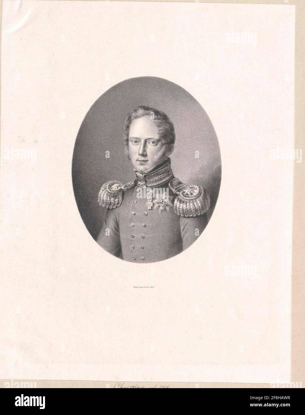 Christian August, Duke of Schleswig-Holstein Stock Photo - Alamy