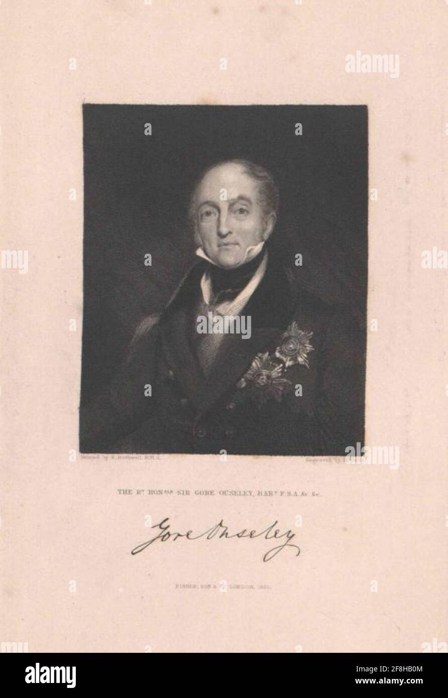 Ouseley, Sir Gore 1. baronet Stock Photo - Alamy