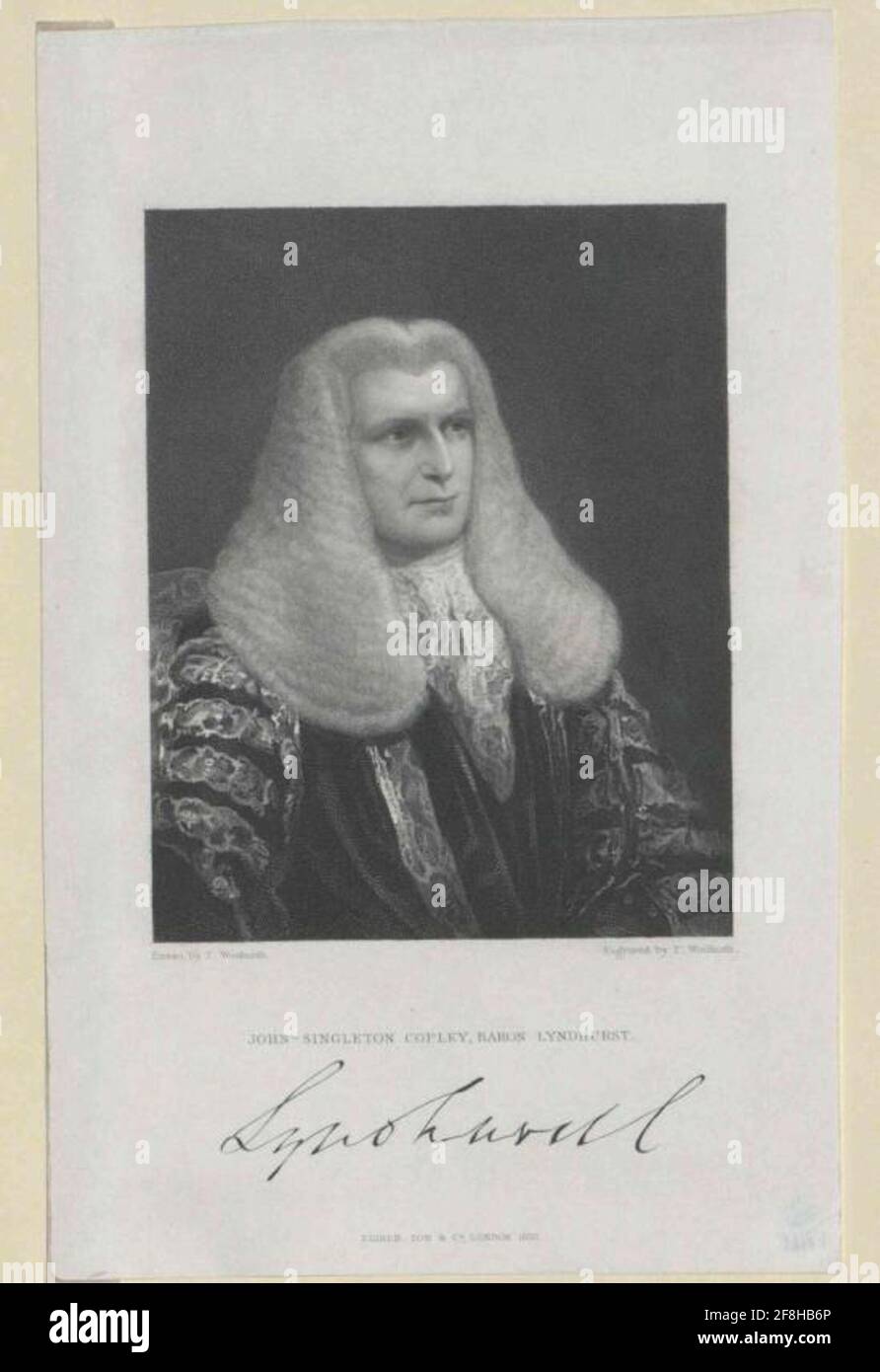 Copley, 1. Baron Lyndhurst, John Singleton Stock Photo - Alamy