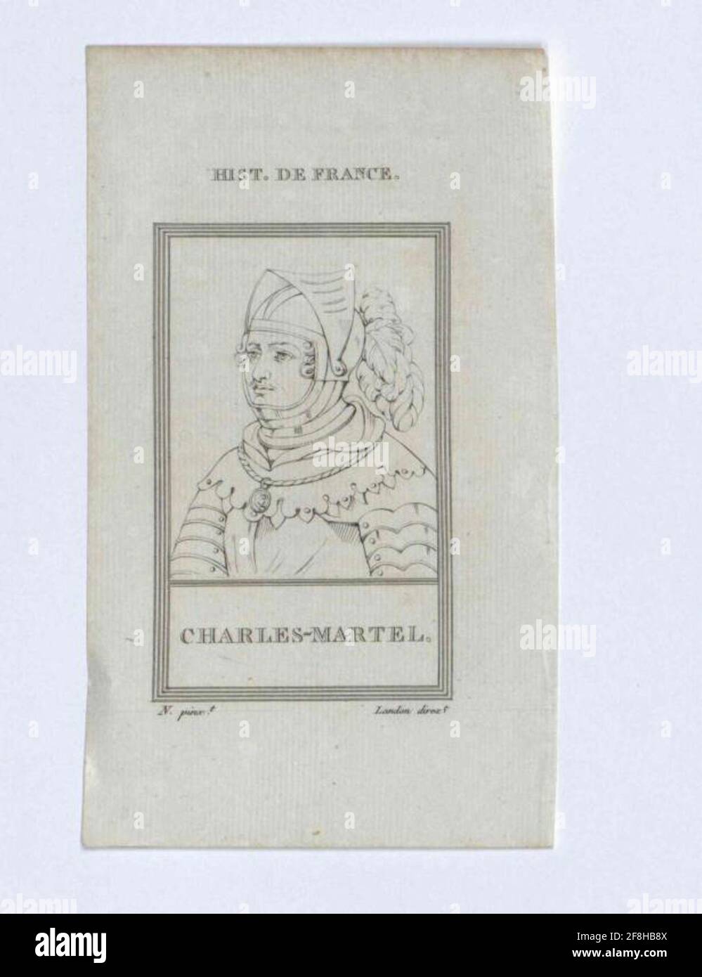 Karl Martell, Majordom of Franconia Stock Photo - Alamy