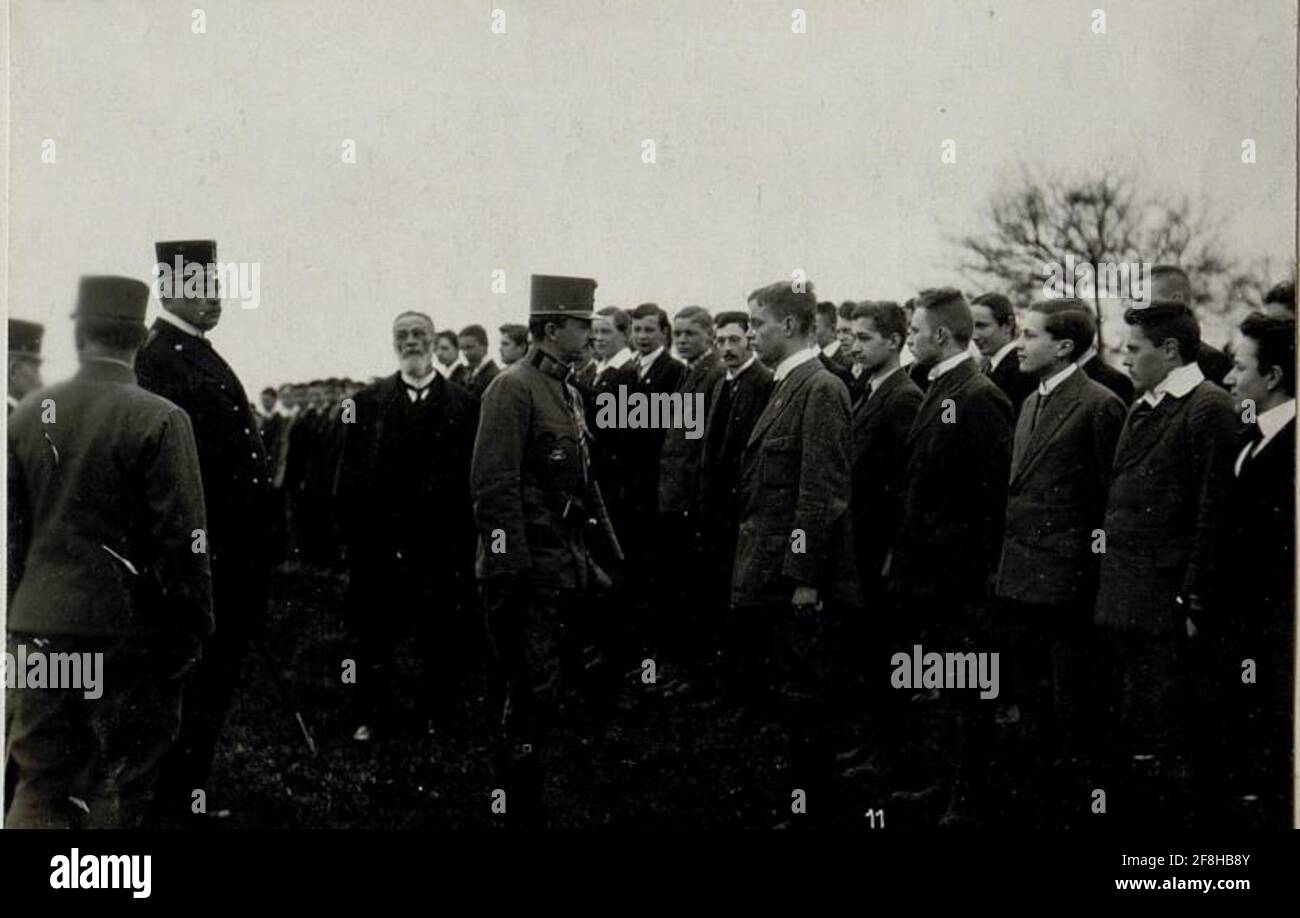 Emperor Charles I at Jung Austria at the Red Mountain in Ober St. Veit ...