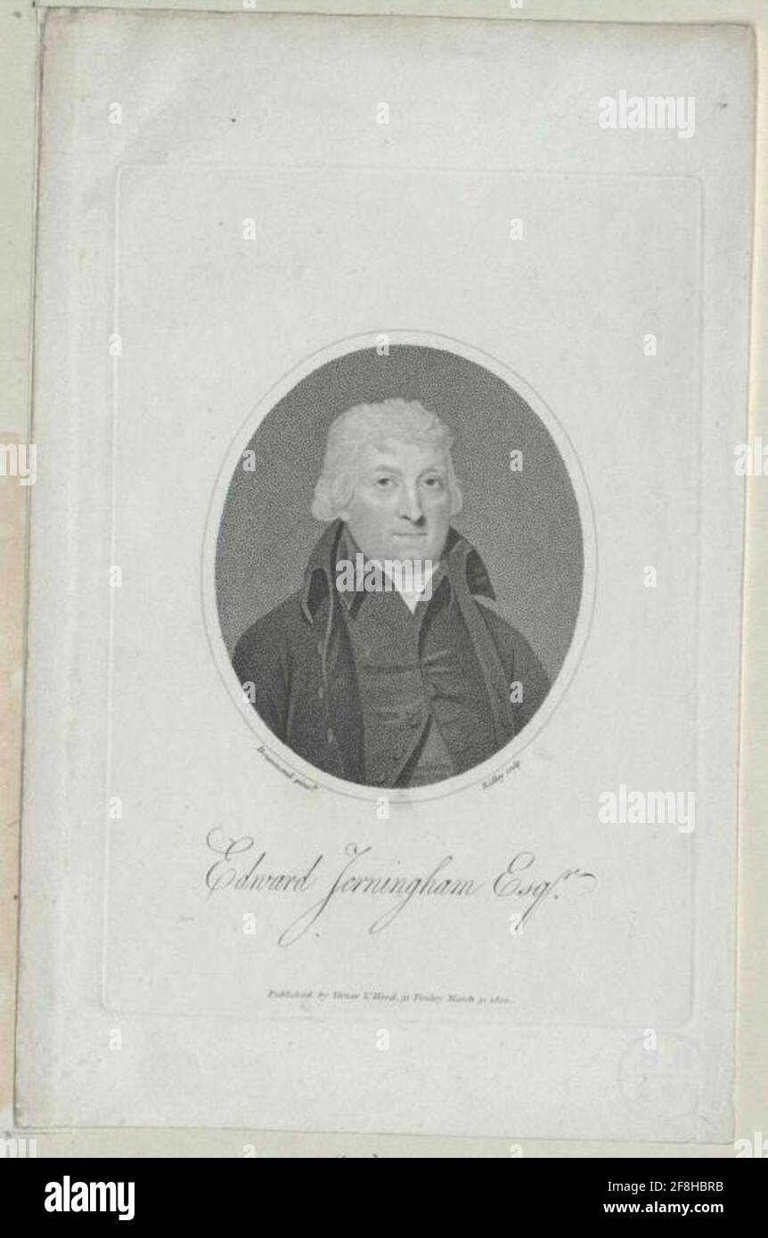 Jerningham, Edward Stock Photo - Alamy