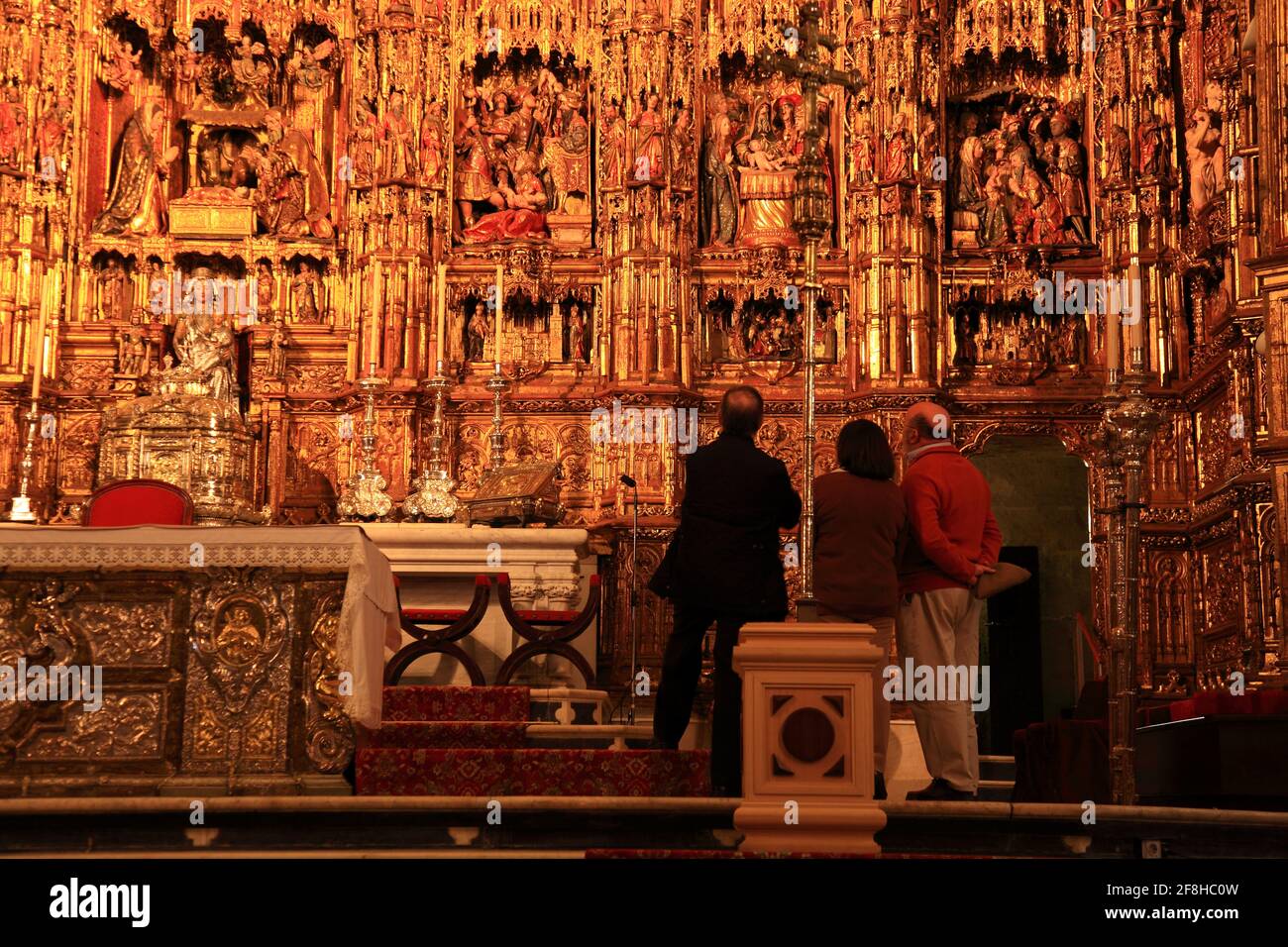 Spain, Andalusia, historic center of Seville, Cathedral inside, the ...