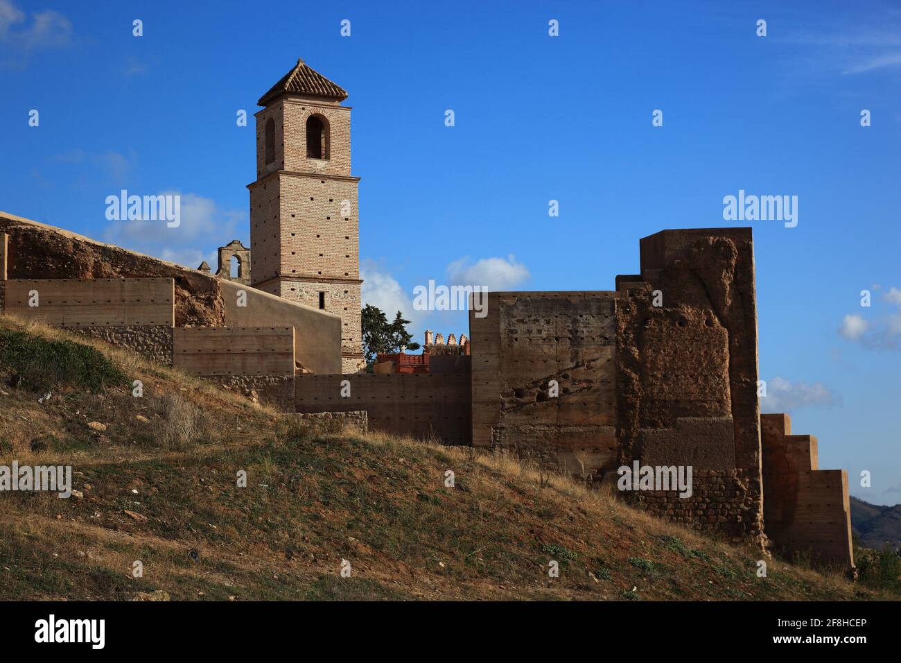 Alora, the castle Castillo Arabe, arabian castle, Spain, Andalusia ...