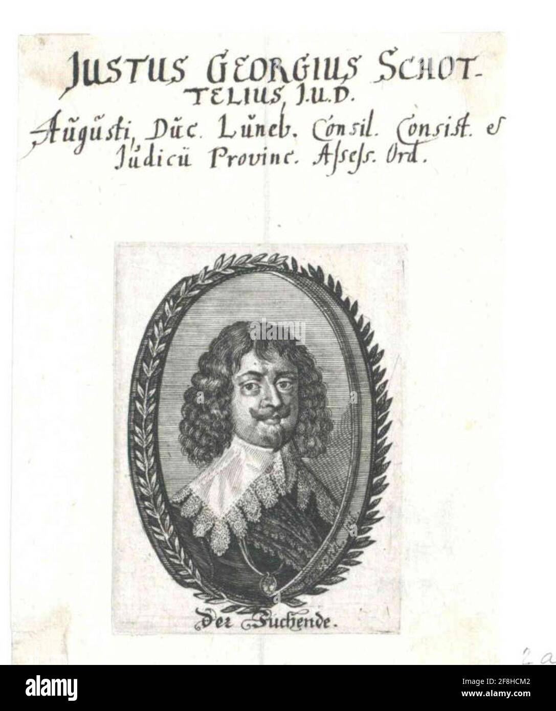 Scottelius, Justus Georg (1612-1676) Stecher: Trooschel, Peter Stock ...