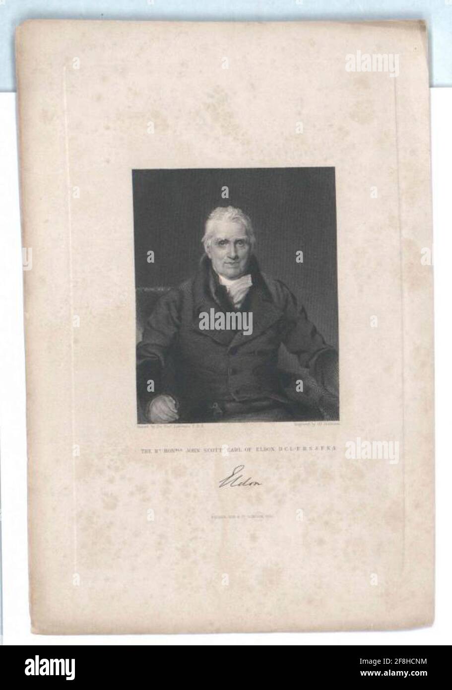 Scott, 1. Earl of Eldon, John Stock Photo - Alamy