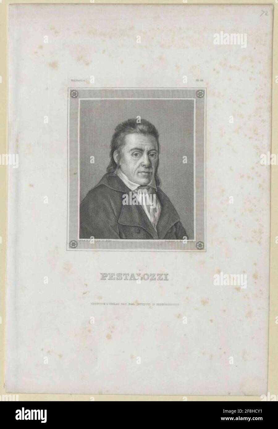 Pestalozzi, Johann Heinrich Stock Photo - Alamy