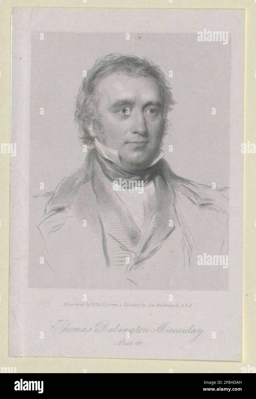 Macaulay, Thomas Babington Lord of Rothley Stock Photo - Alamy