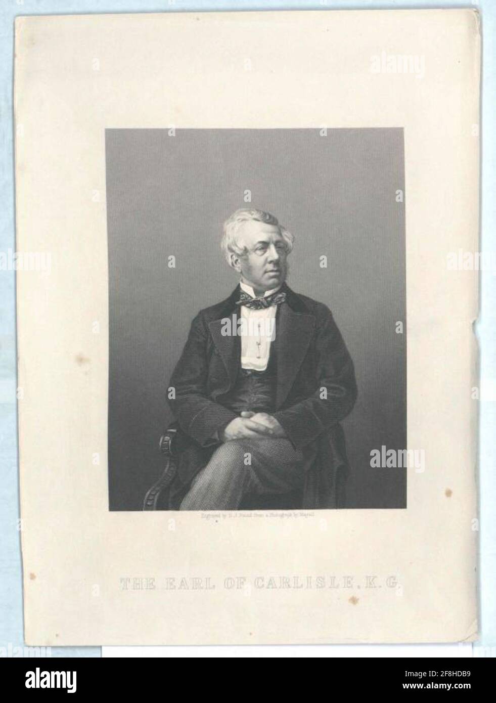 Howard, 7. Earl of Carlisle, George William Frederick Stock Photo - Alamy