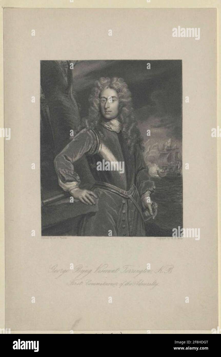 Byng, George Viscount Torrington Stock Photo - Alamy