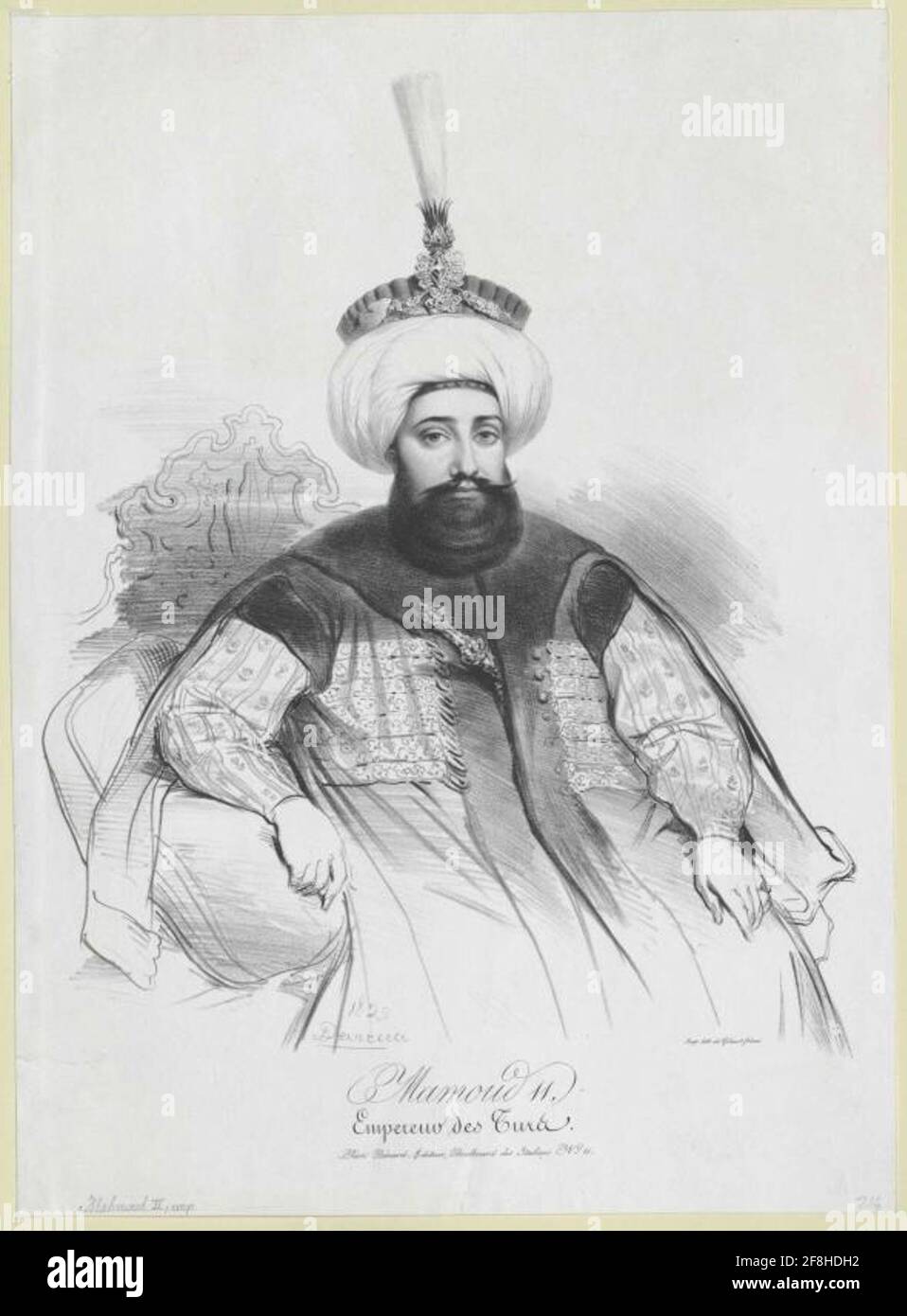 Machmud II Sultan of Turkey Stock Photo - Alamy