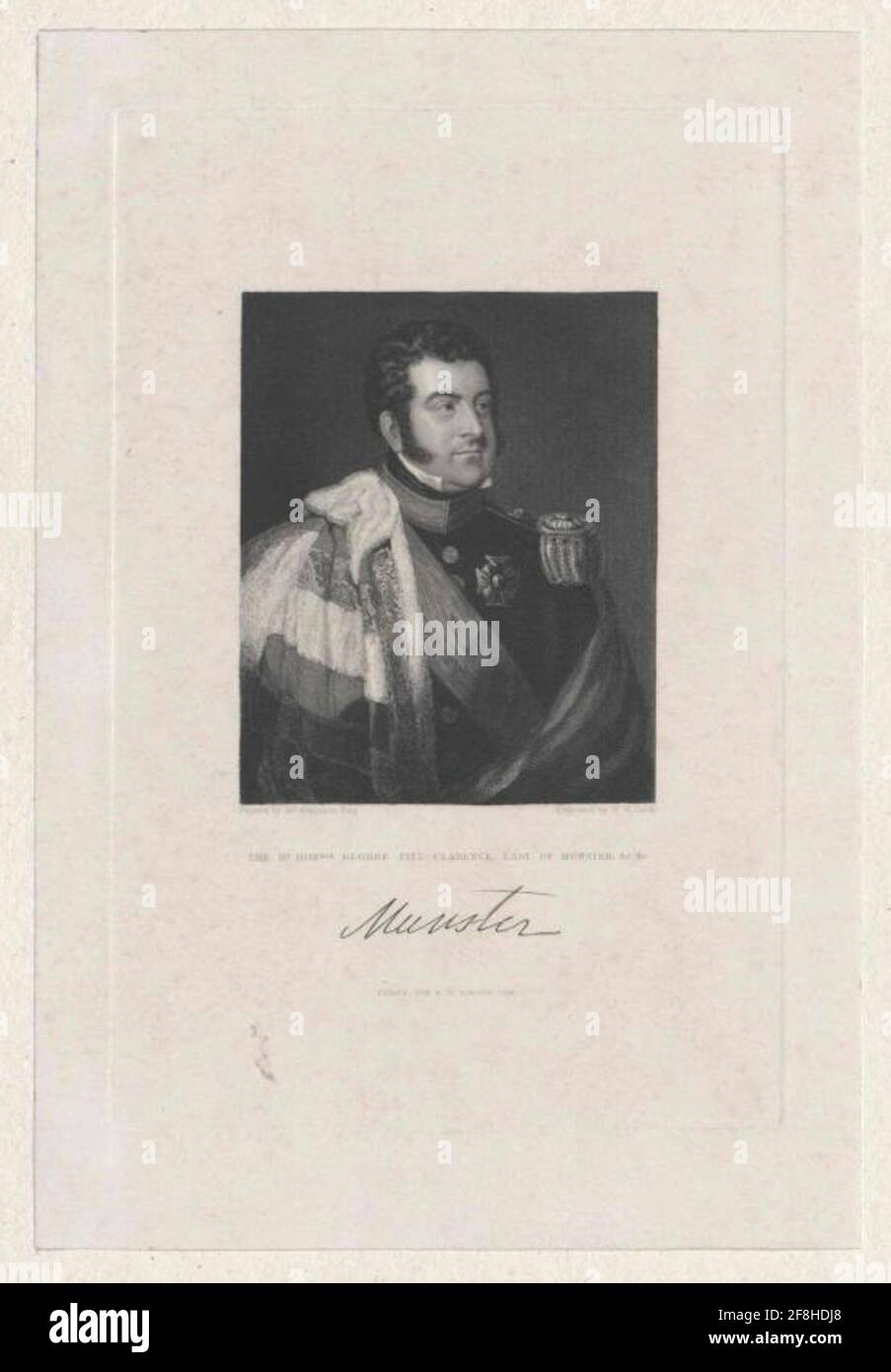 Fitz-Clarence, 1. Earl of Munster, George Augustus Frederick Stock ...