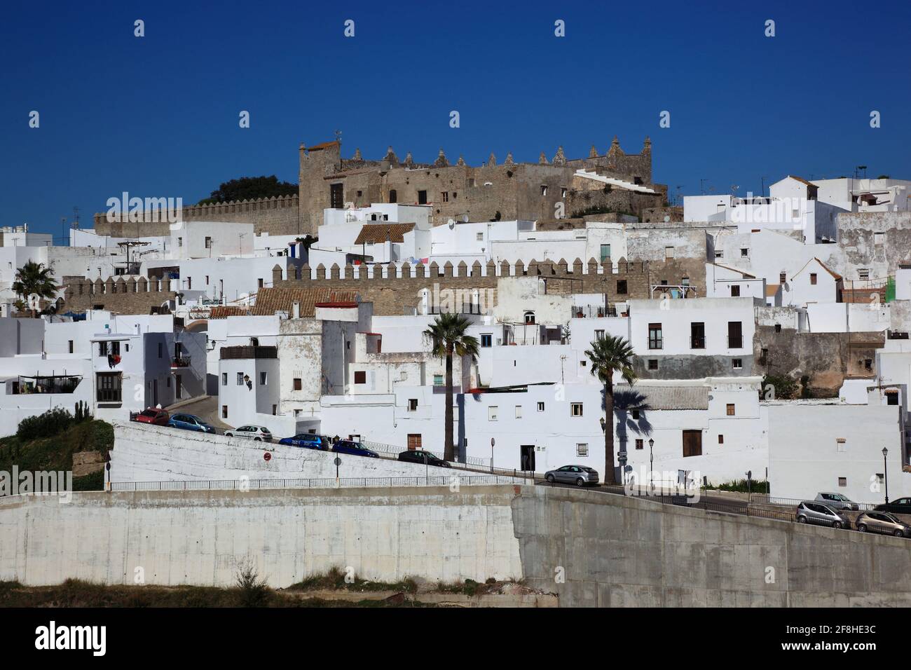 Spain, Andalusia, Vejer de la frontera, white village in Cadiz province ...