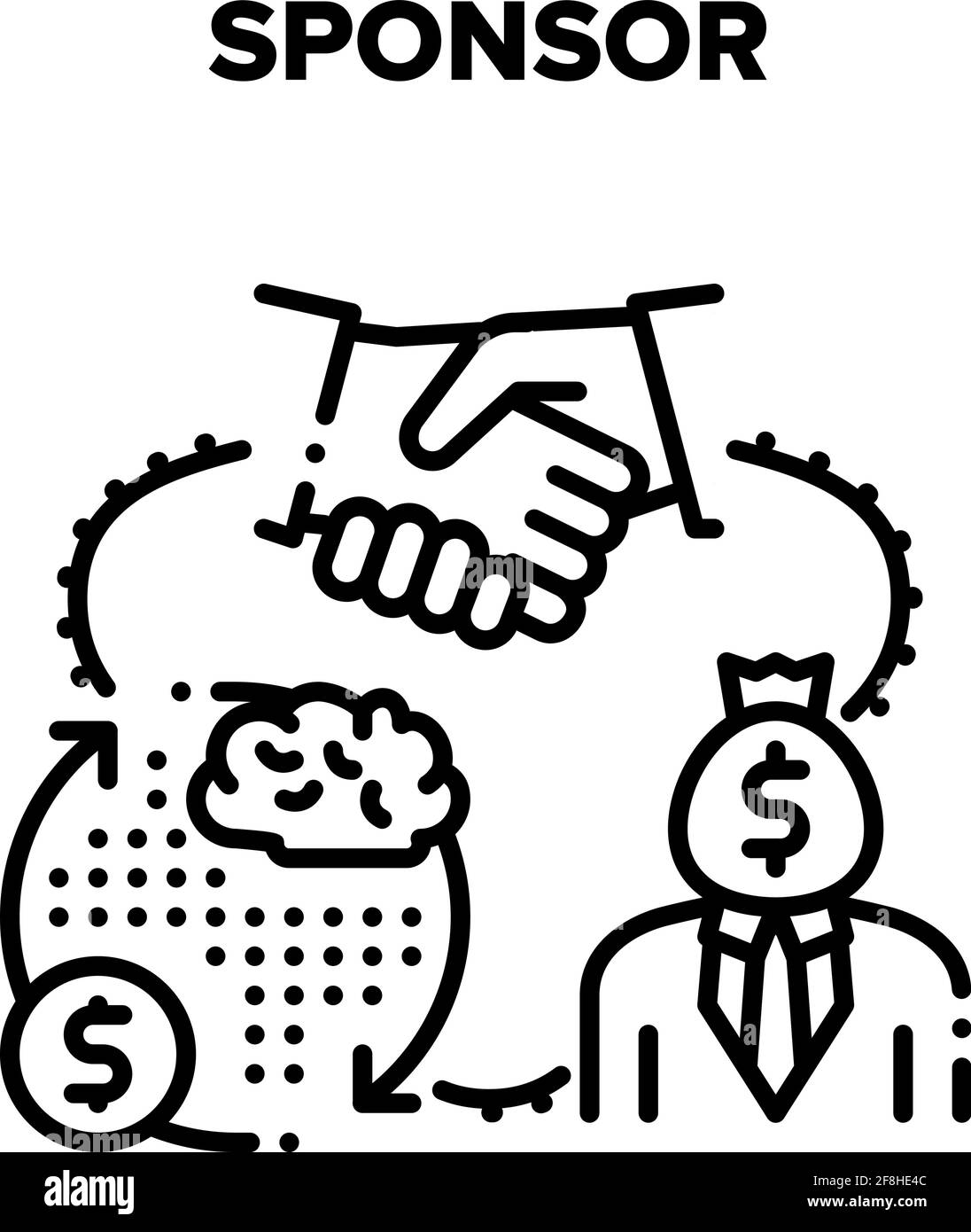 Sponsor meeting Stock Vector Images - Alamy