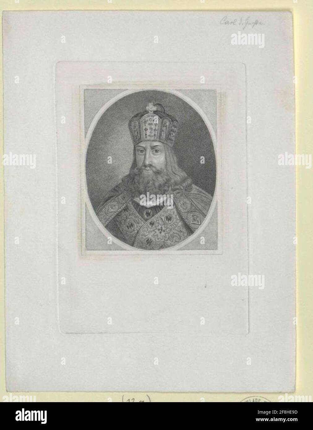 Karl I, the big, Roman emperor Stock Photo - Alamy