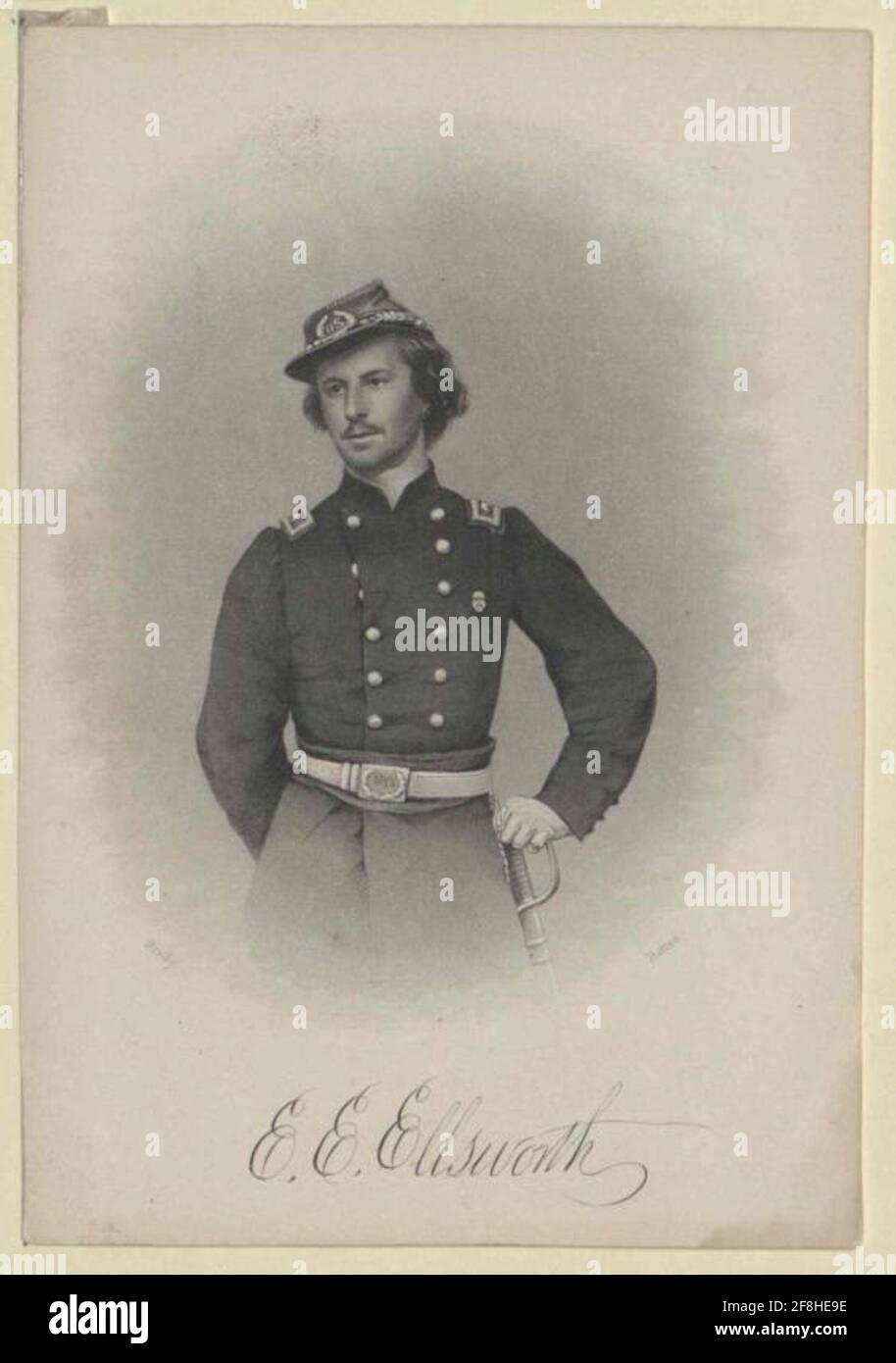 Ellsworth, Elmer Ephraim Stock Photo - Alamy