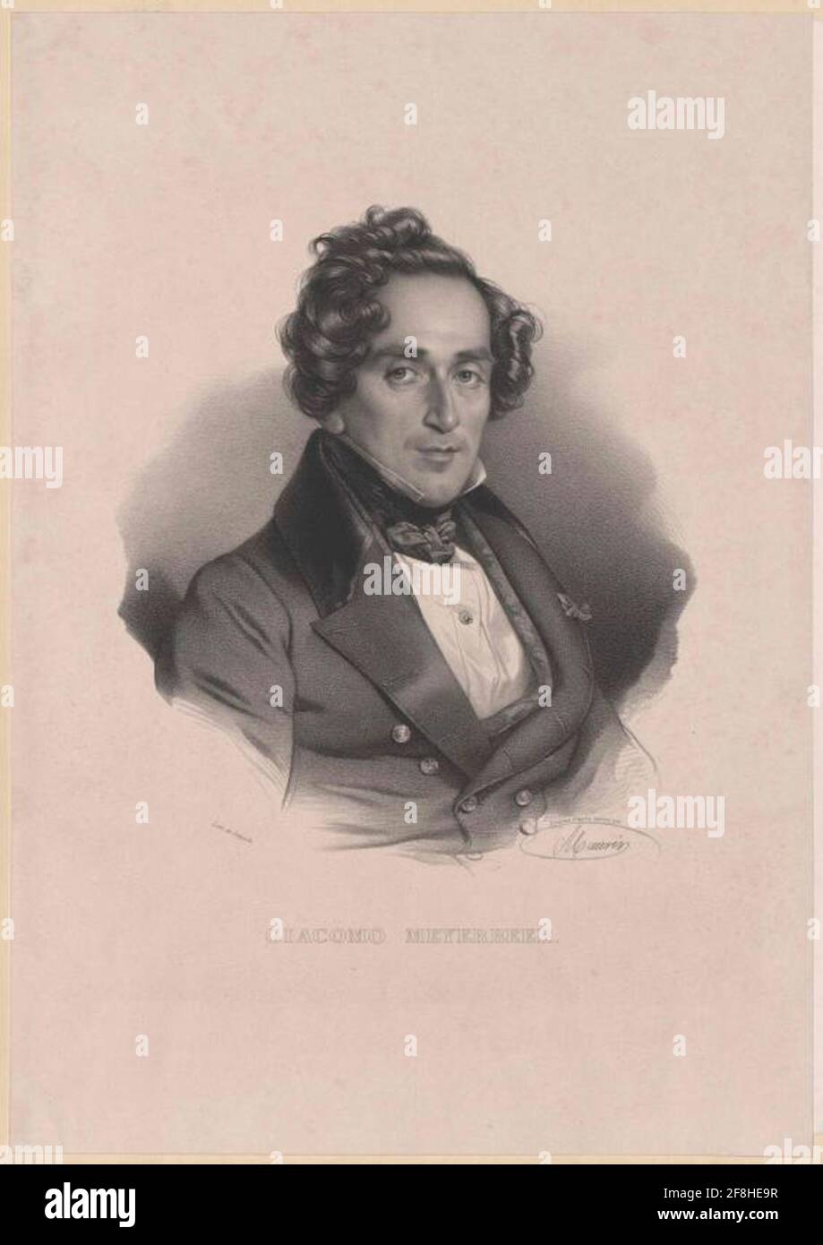 Meyerbeer, Giacomo Stock Photo - Alamy