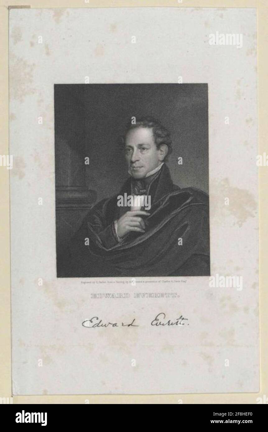 Everett, Edward Stock Photo - Alamy