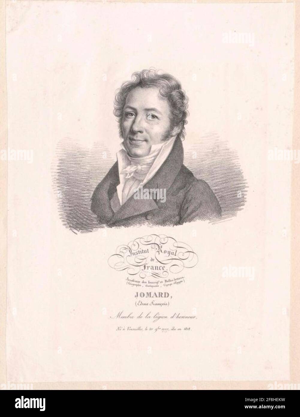 Edme francois jomard hi-res stock photography and images - Alamy