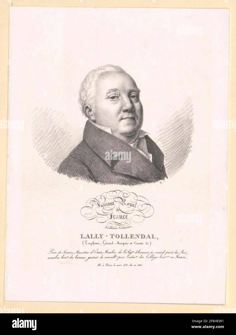 Gerard de lally tollendal hi-res stock photography and images - Alamy