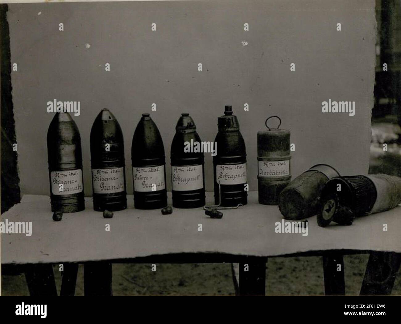 Italian ammunition Stock Photo - Alamy