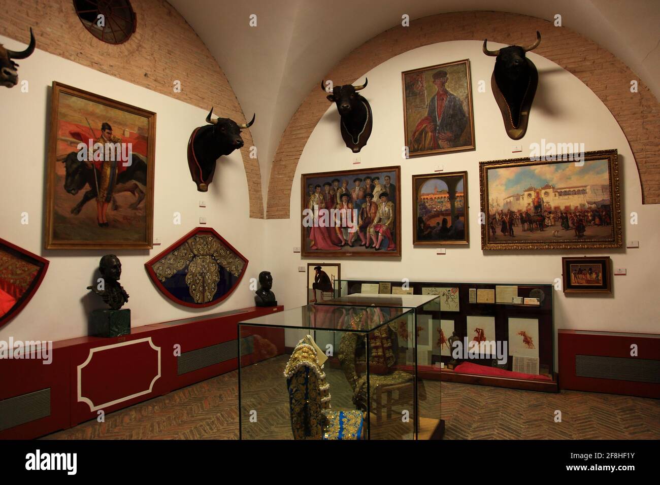 Spain, Andalusia, Seville, the Bullring, Plaza de Toros, inside, Arena ...