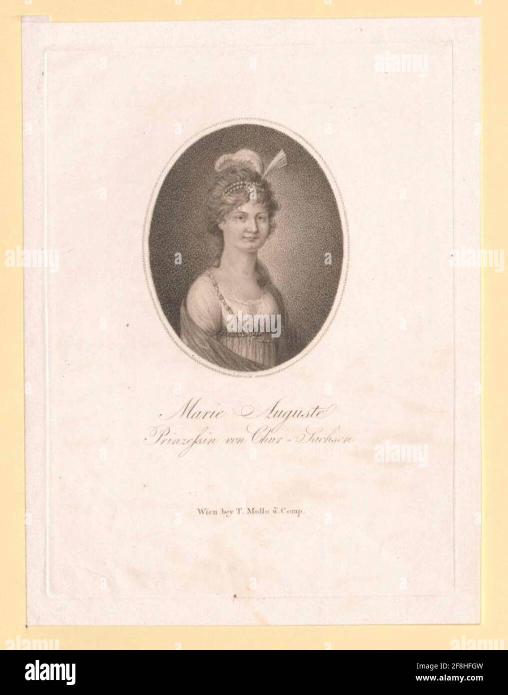 Auguste, Princess of Saxony Stock Photo - Alamy