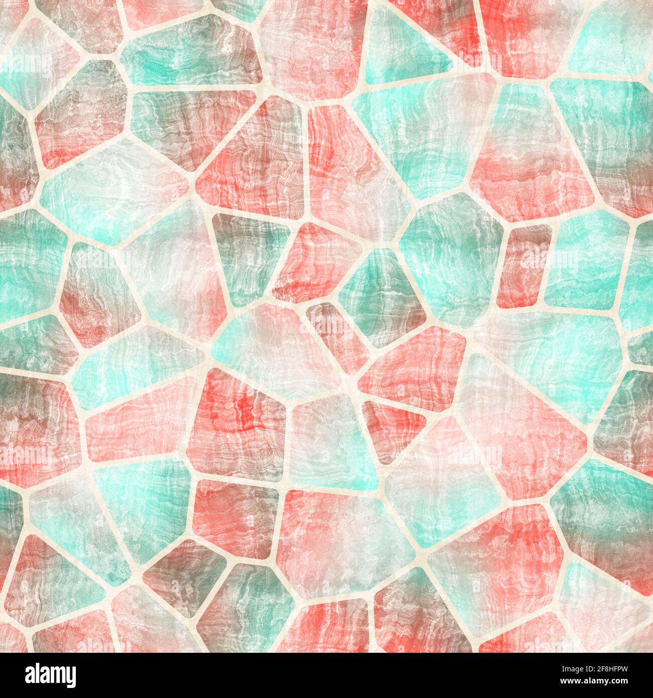 Seamless geo tile shape collage surface pattern Stock Photo - Alamy