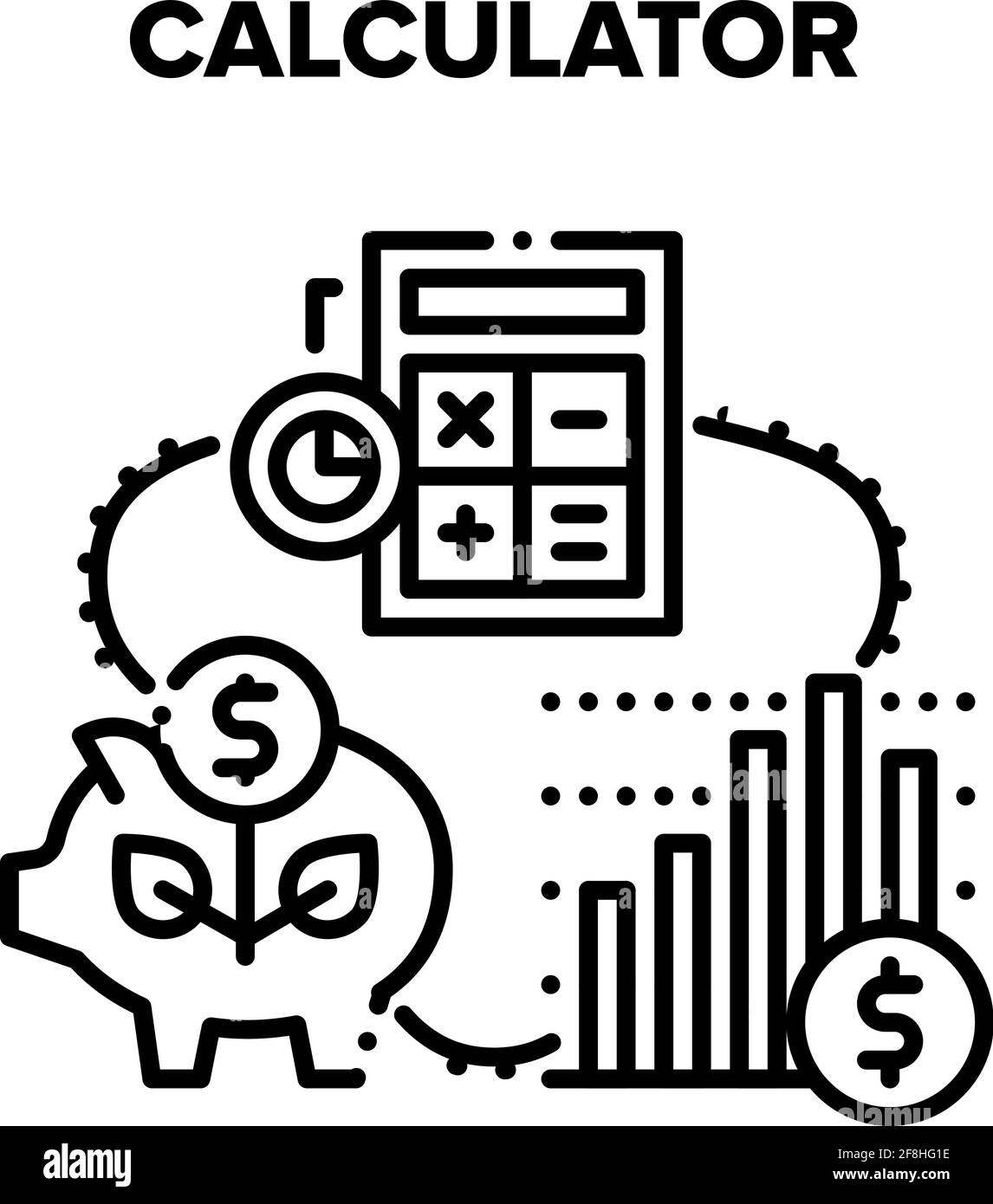 Financial planning tool Stock Vector Images - Alamy