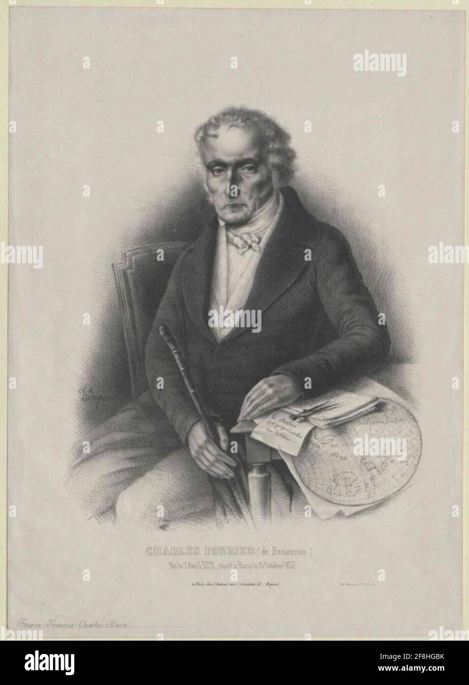 Fourier, Francois Marie Charles Stock Photo - Alamy