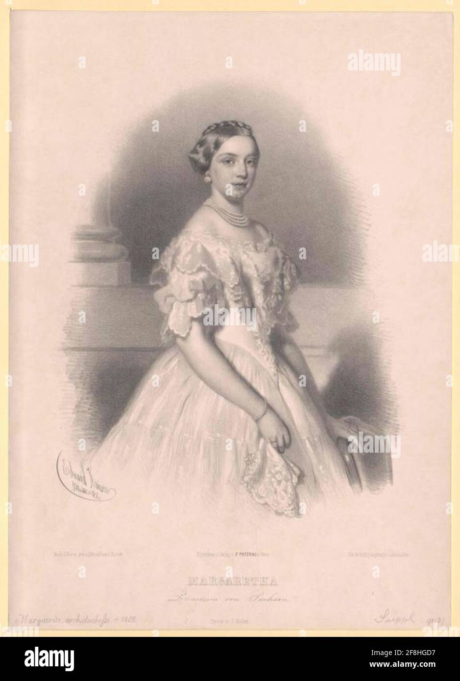 Margarete, Princess of Saxony Stock Photo - Alamy