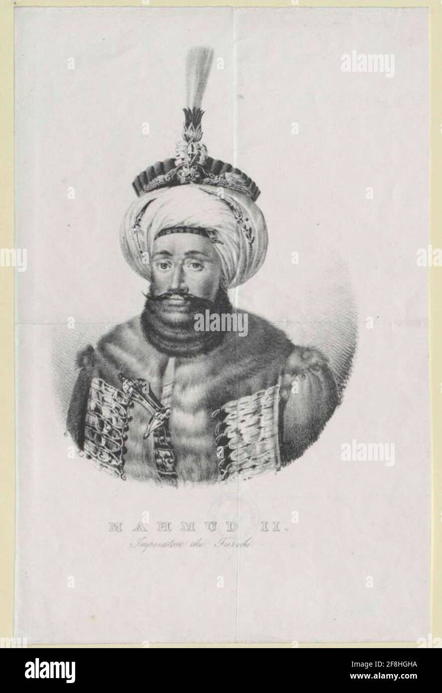 Machmud II Sultan of Turkey Stock Photo - Alamy