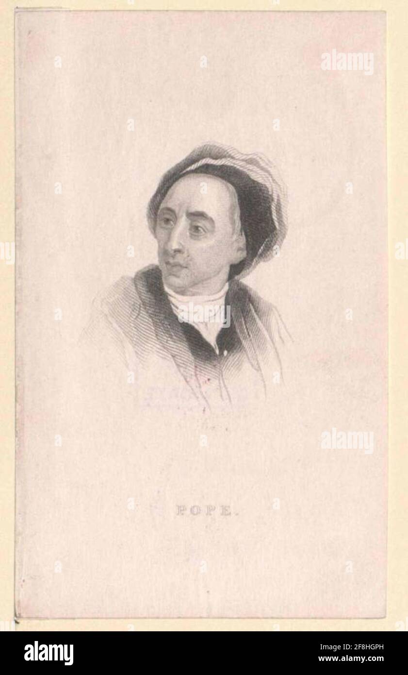Pope, Alexander Stock Photo - Alamy