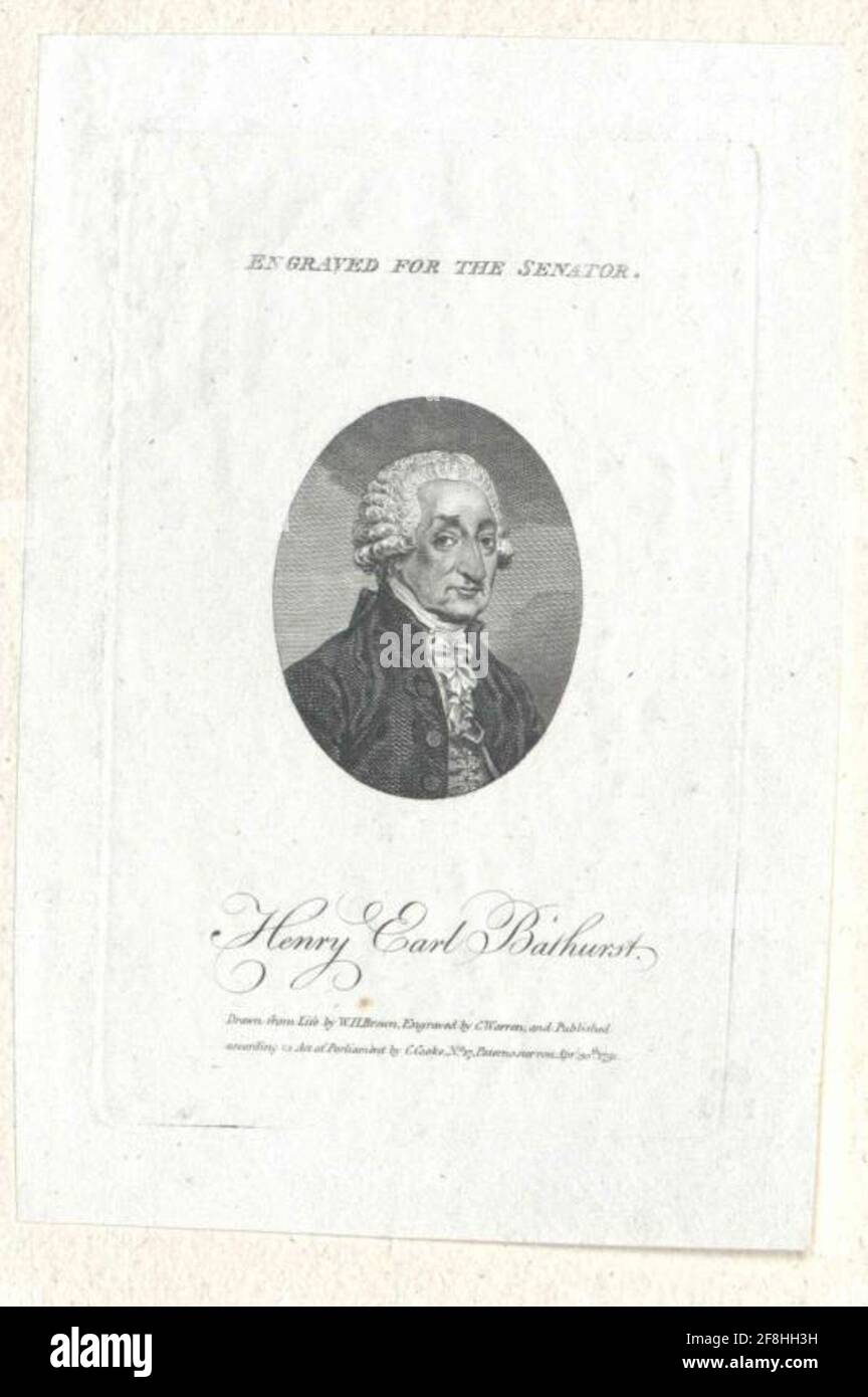 Earl bathurst hi-res stock photography and images - Alamy