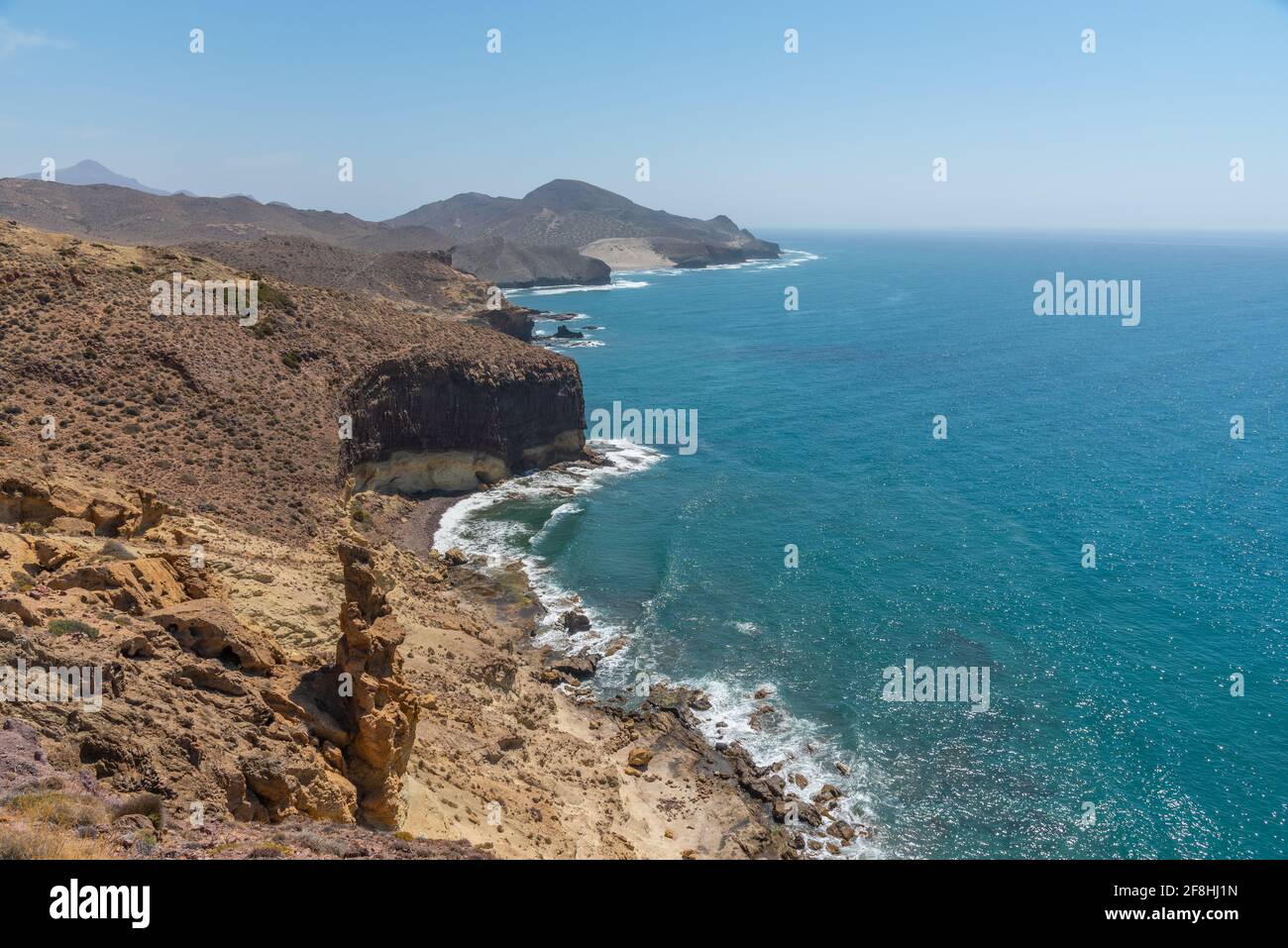 Coastline of Cabo de Gata-Nijar national park in Spain Stock Photo - Alamy