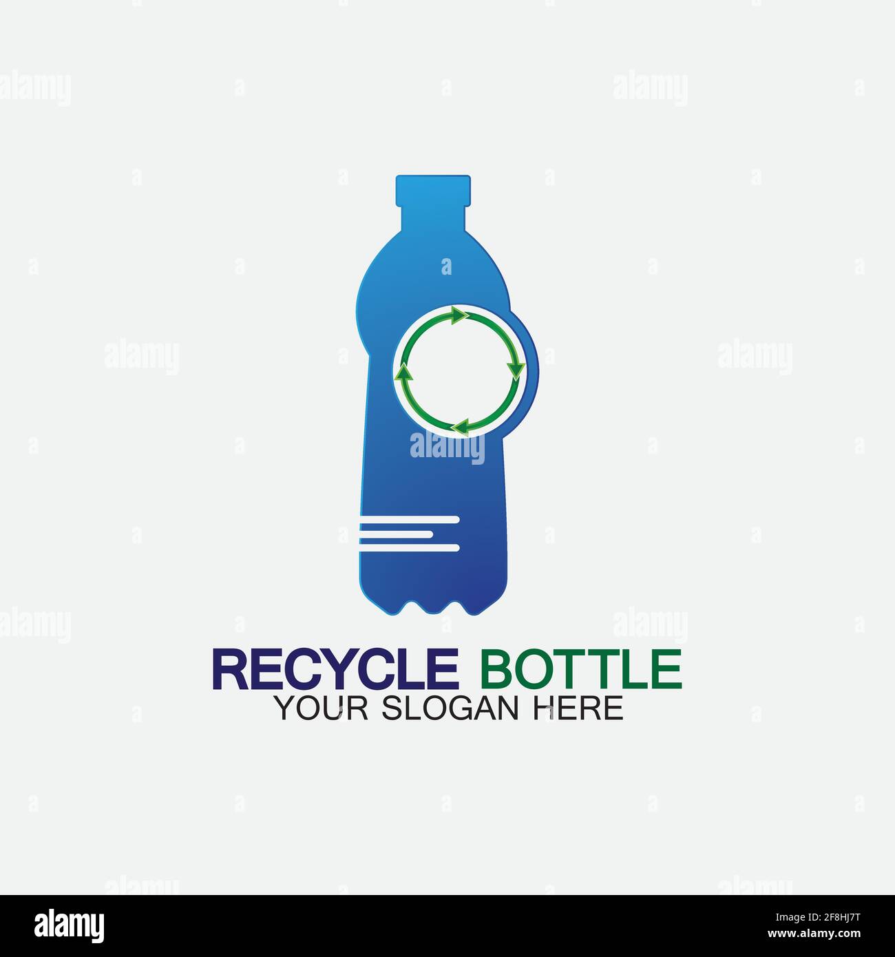 Recycle plastic bottle logo icon vector illustration design.Bottle with ...