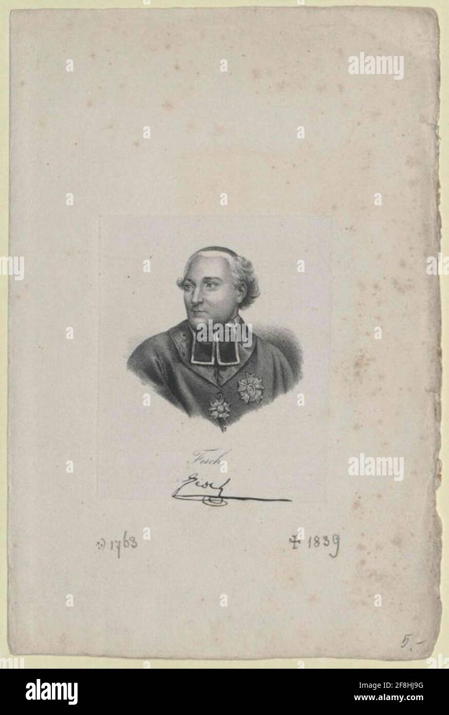 Fesch, Joseph Stock Photo - Alamy