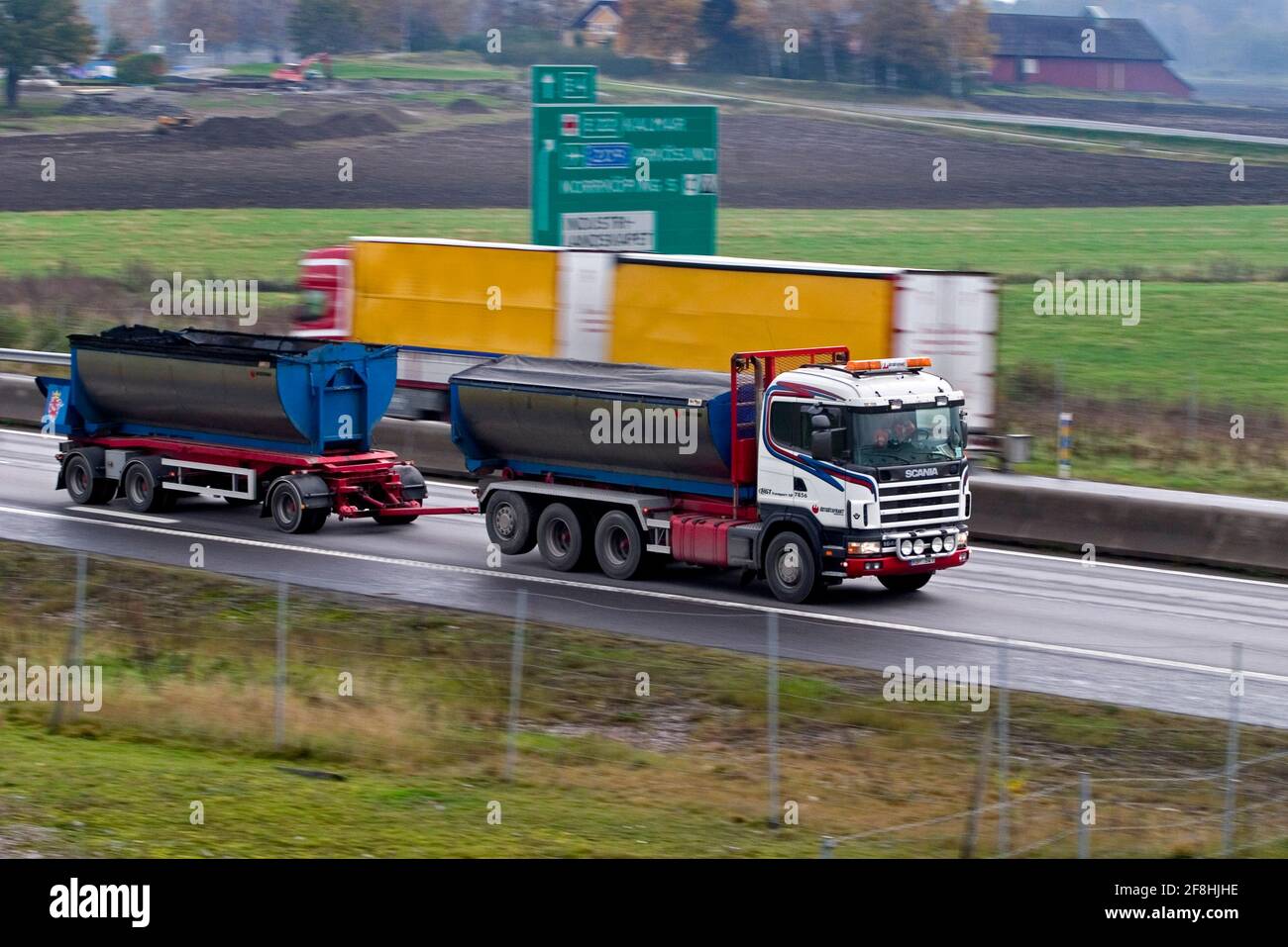 European highway 4 outside the city of Norrköping Stock Photo - Alamy