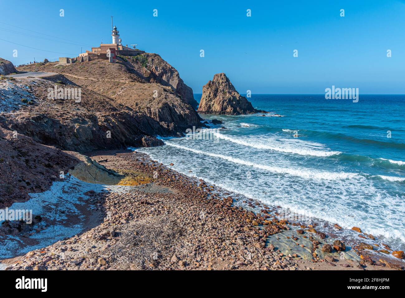 Cape gata lighthouse hi-res stock photography and images - Alamy