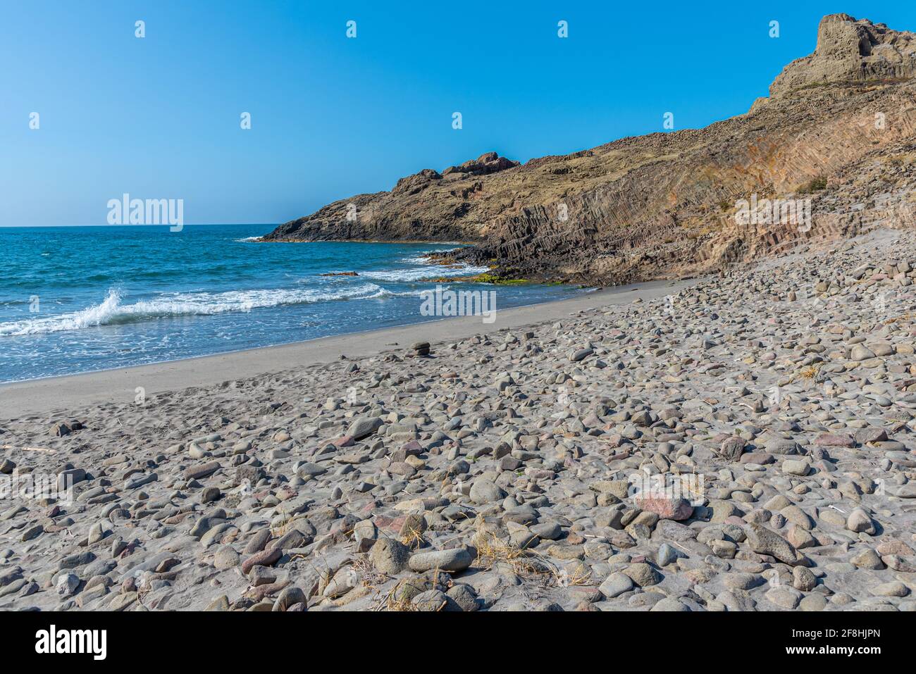 Punta Baja at Cabo de Gata natural park in Spain Stock Photo - Alamy