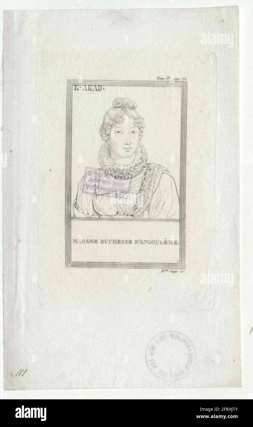 Marie Therese, Princess of France Stock Photo - Alamy