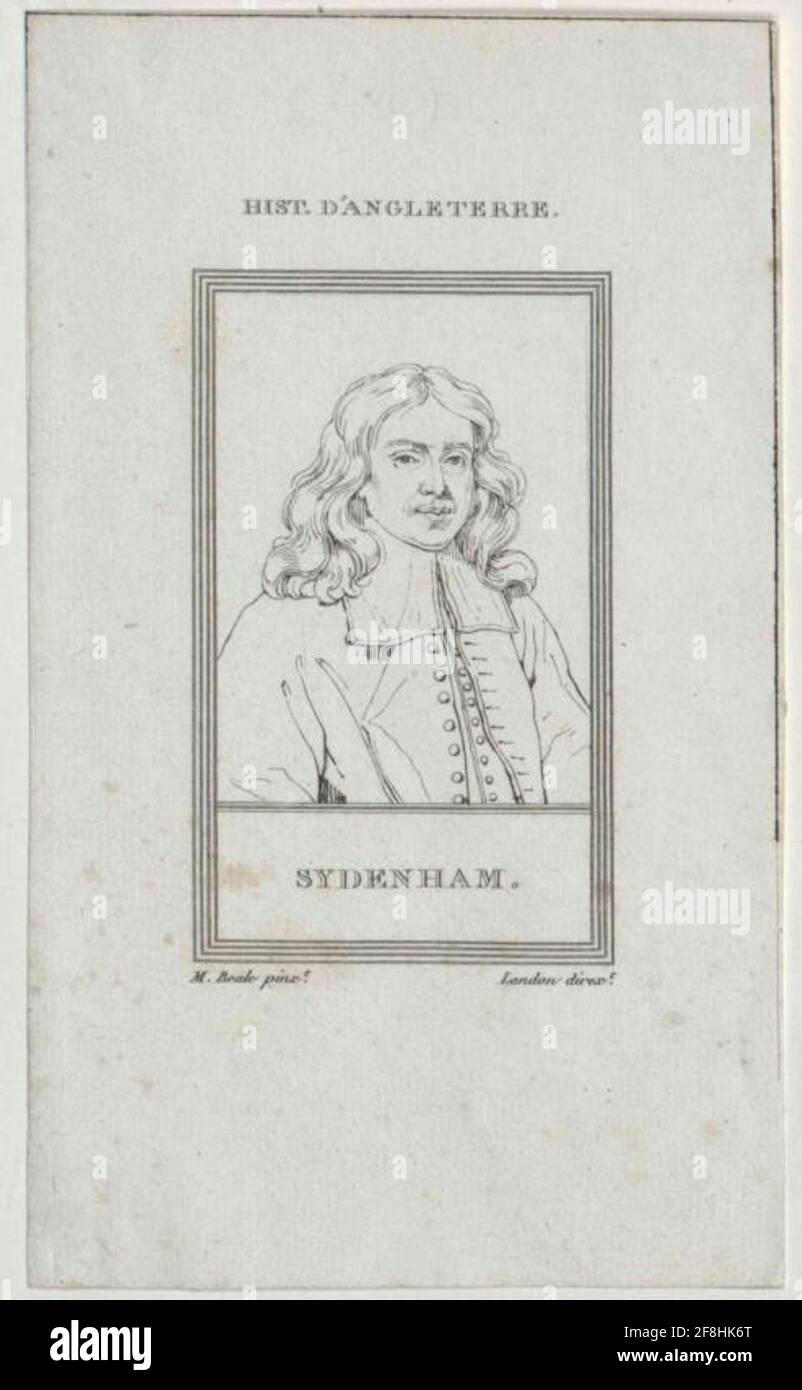 English physician thomas sydenham hi-res stock photography and images ...