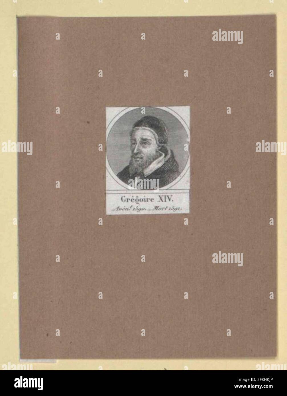 Gregor XIV., papa Stock Photo - Alamy
