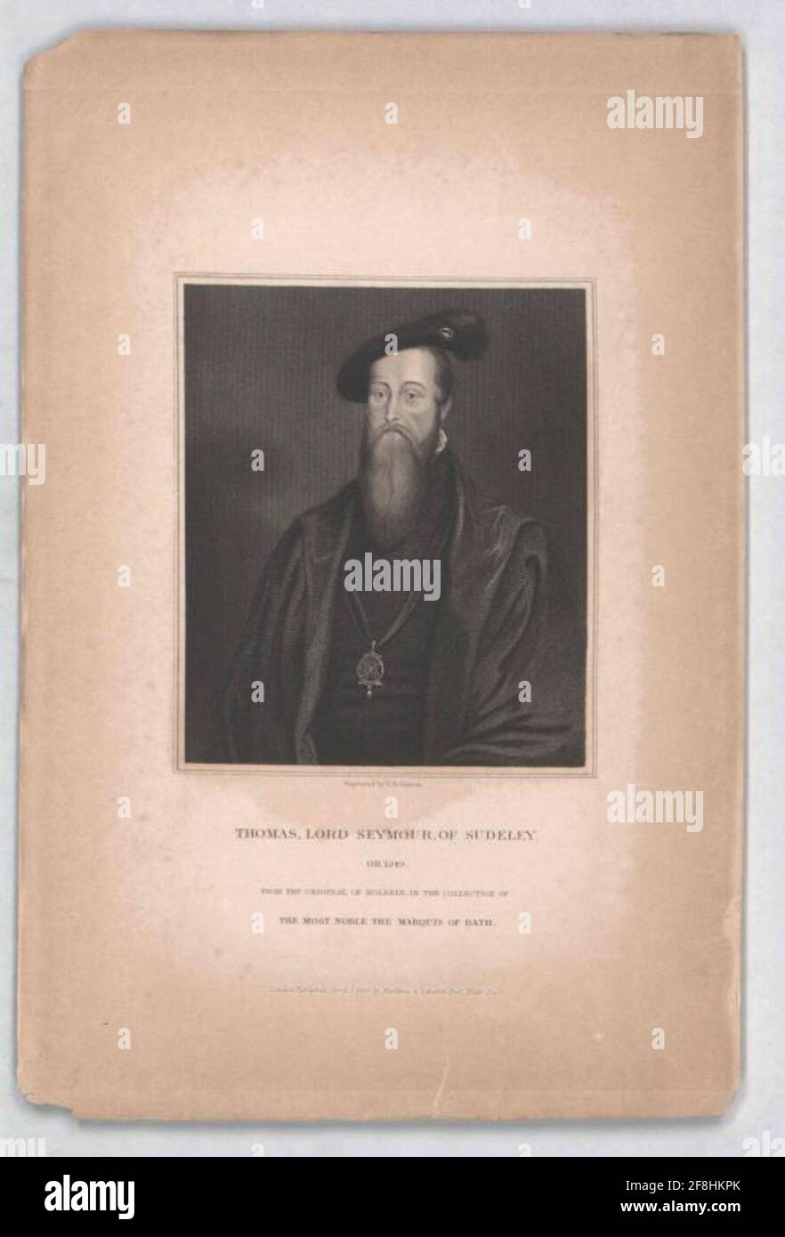 Seymour, Baron Seymour of Sudeley, Thomas Stock Photo - Alamy