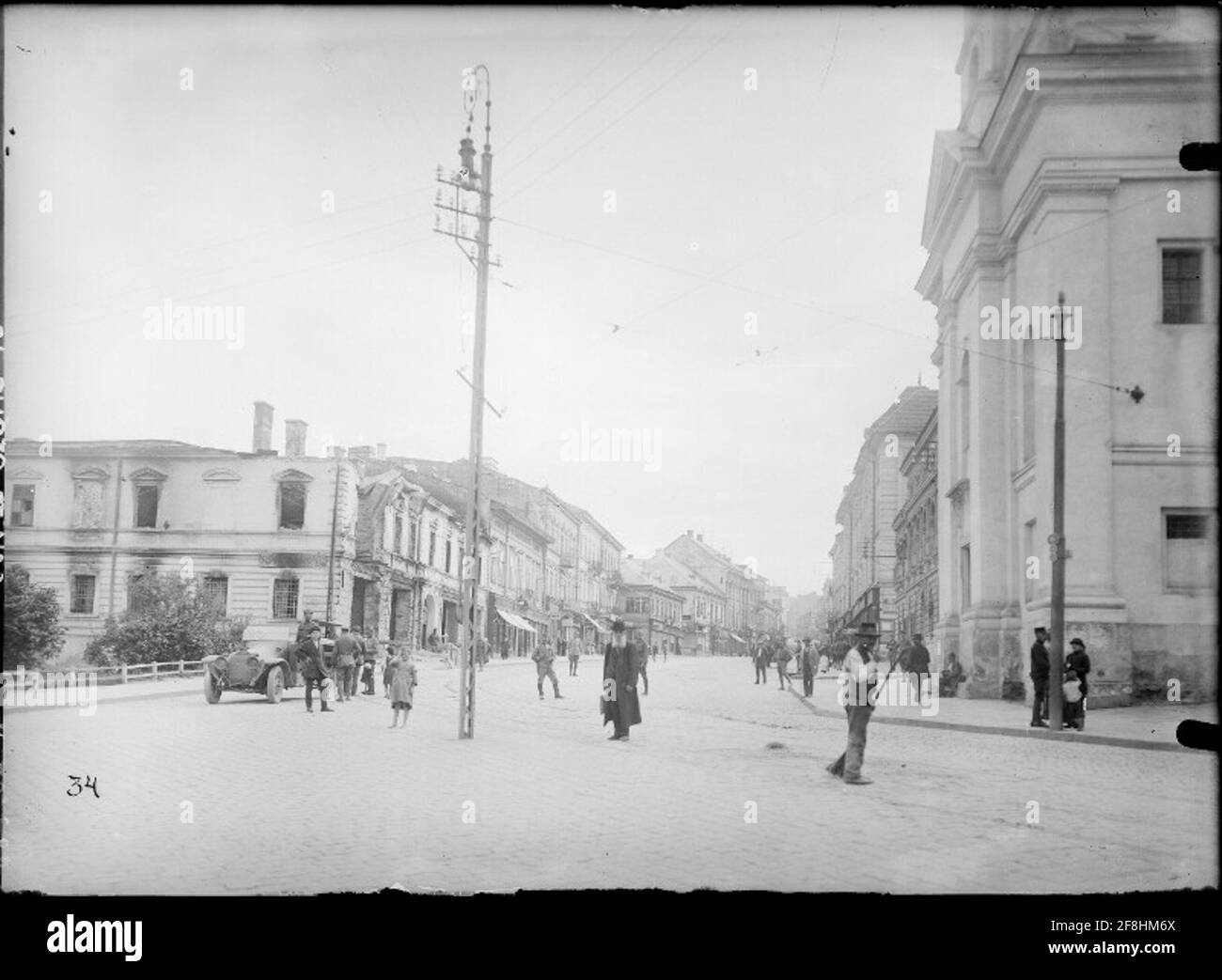Czernowitz, street picture Stock Photo - Alamy