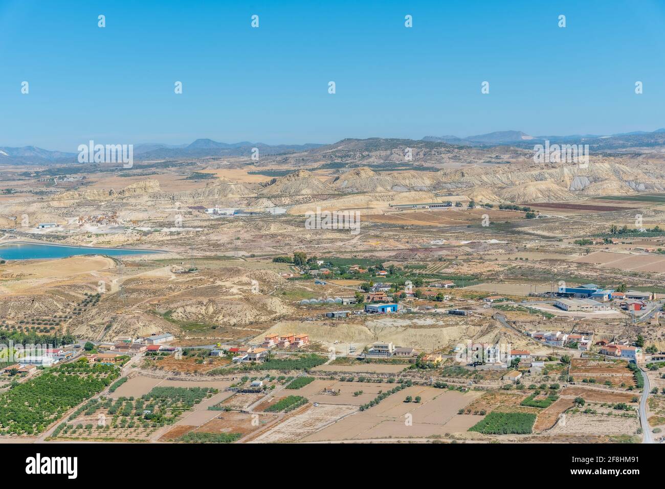 Rural landscape of lorca in spain Stock Photo - Alamy